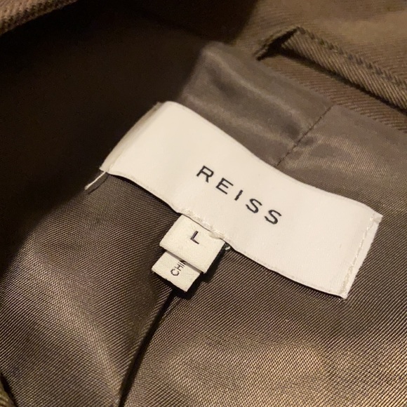 Reiss | Jackets & Coats | Reiss Kura Slim Fit Bomber Harrington Jacket ...